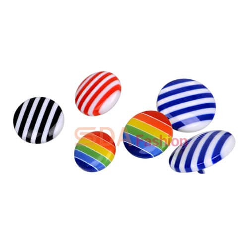 Baseball design for resin/polyester button - SDA Fashion